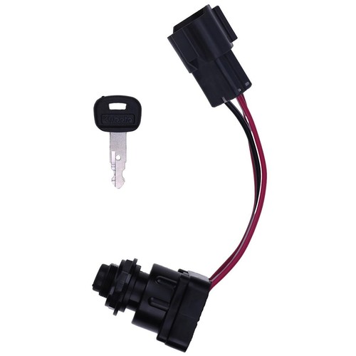 Ignition Switch RC411-53964 for Kubota Excavator KX41-3 KX71-3 KX121-3 ...