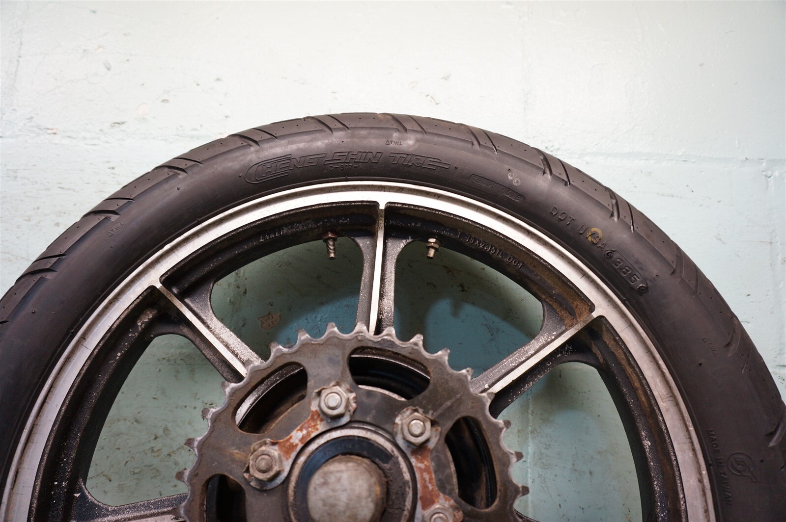 1978 Kawasaki Z1R Z1R1000 1000 KZ1000 KZ Z1-R KZT00D *2755 Rear Wheel ...