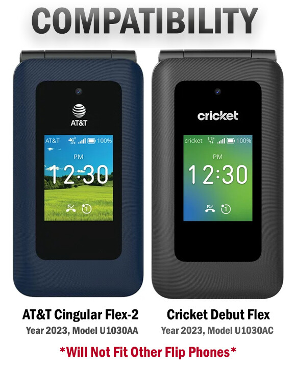 Grid Textured Hard Case Slim Cover for AT&T Cingular Flex 2 Phone ...