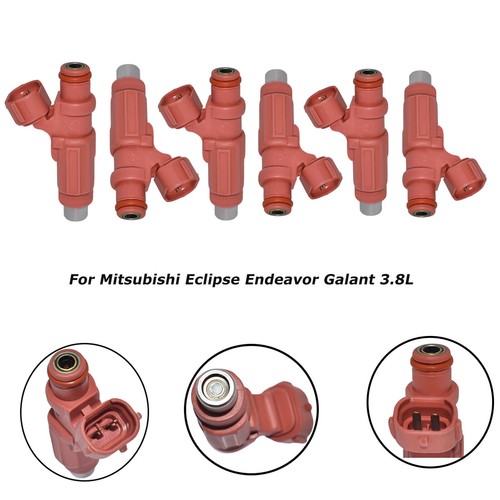 6x Fuel Injectors HDB305F For 04-12 Mitsubishi Eclipse Endeavor Galant ...