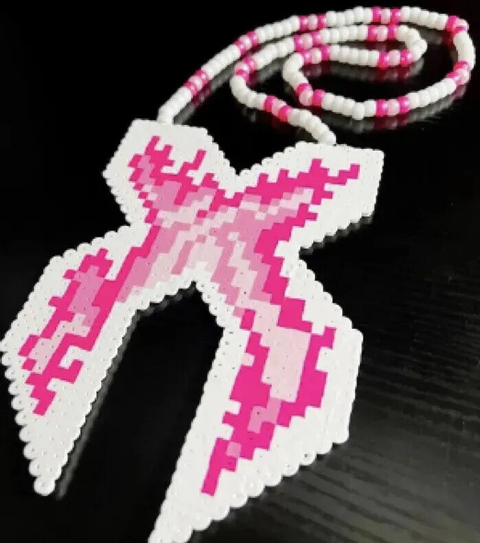 💥 NEW Pink Excision Kandi Perler Necklace EDM EDC Fest Rave Dance 🔥 | eBay