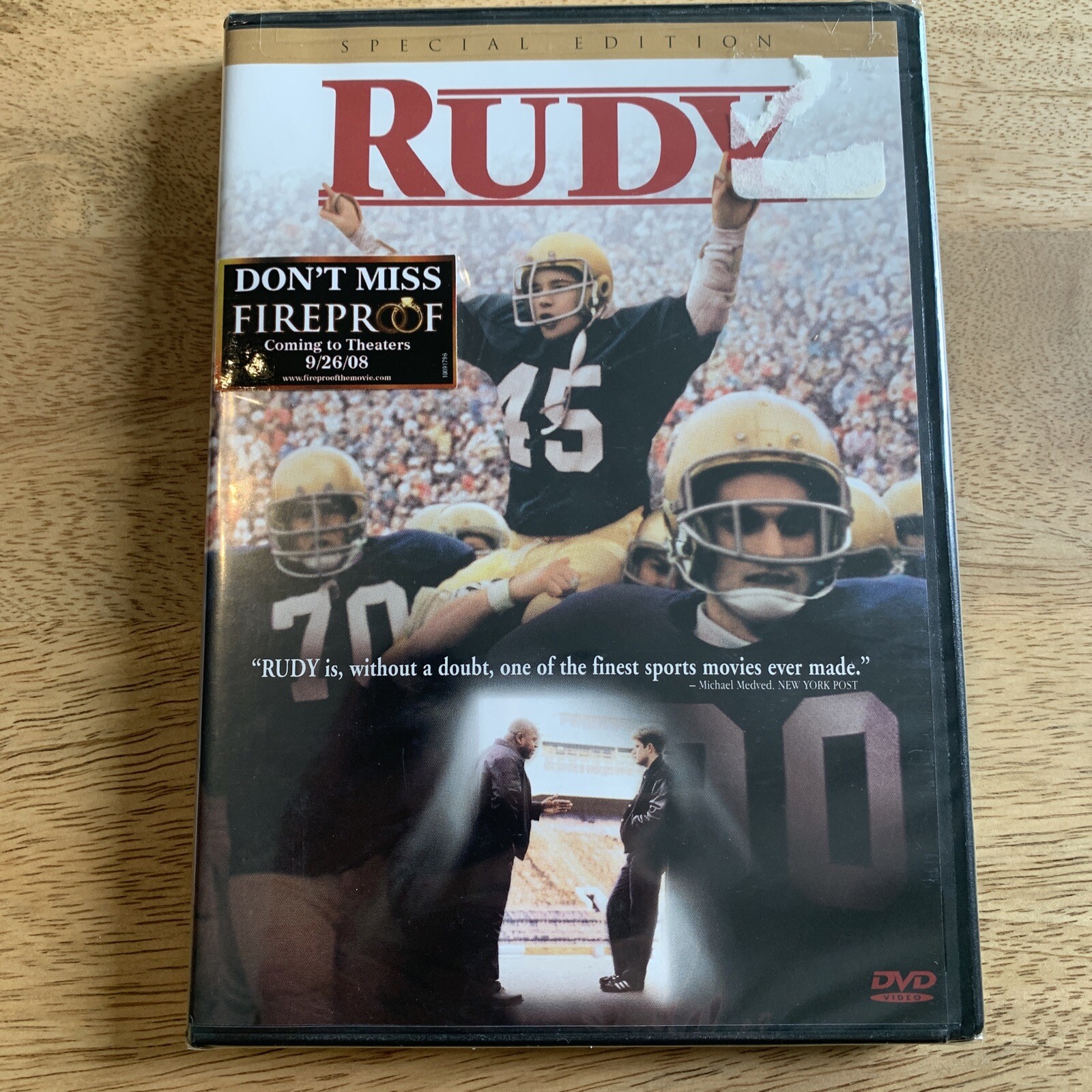 Rudy (DVD, 2000, Special Edition). New And Factory Sealed. Sean Astin ...