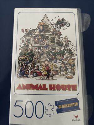 Cardinal Games Blockbuster 500 Piece Animal House Jigsaw Puzzle 18 x 24 ...
