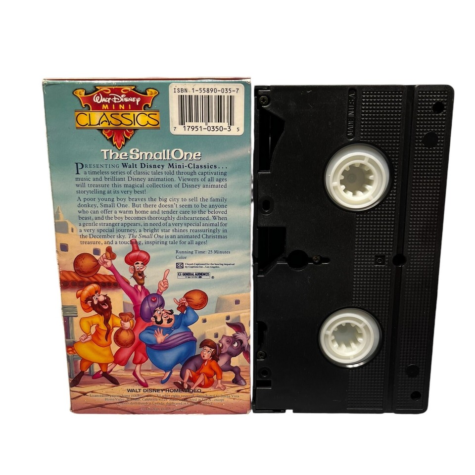 VINTAGE Walt Disney Mini Classics The Small One VHS Tape Movie 1996 ...