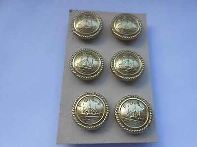 P.G.L.S. vintage shipping line buttons by firmin london | eBay