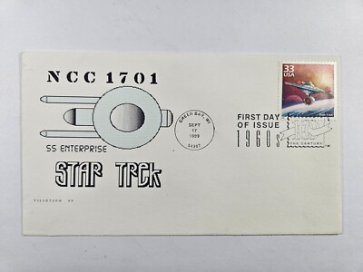 STAMP - SPECIAL FIRST DAY OF ISSUE 1960'S STAR TREK ENTERPRISE SEPT 17 ...