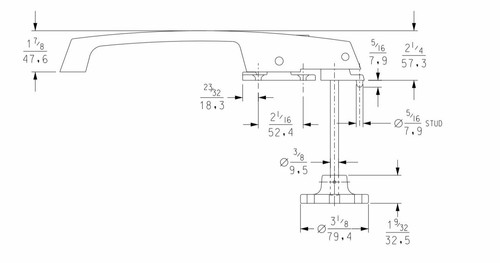 Kason 1236 SafeGuard Heavy Duty Lever Locking Handle - Brushed Chrome ...