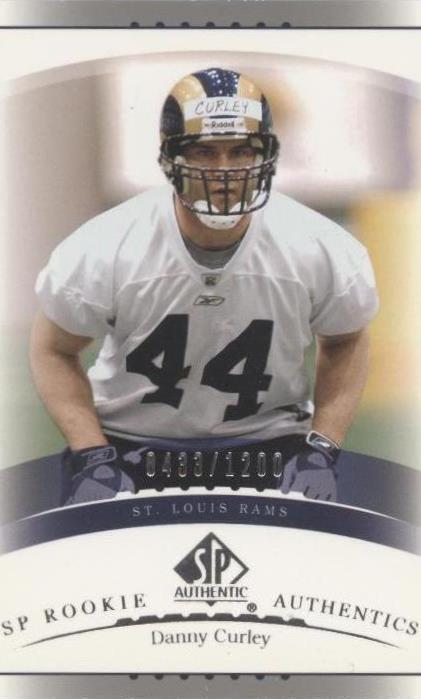 2003 SP Authentic - SP Rookie Authentics Dan Curley #206 /1200 (RC) for ...