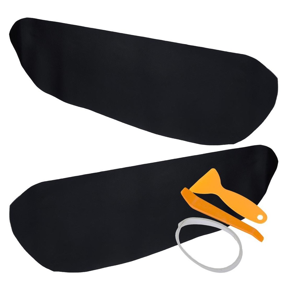 Leather Front Door Panels Armrest Cover Black Fit For Ford Escape 2001 ...