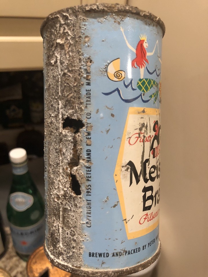 Meister Brau Mermaid Pirate Fiesta Pack Flat Top Beer Can Peter Hand ...