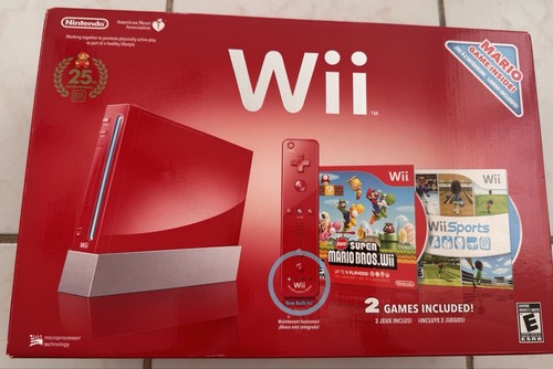 Red Wii Bundle 25th Anniversary Edition | eBay