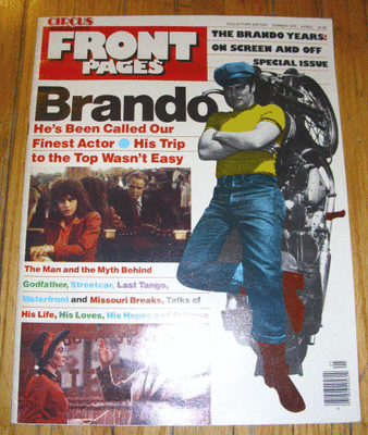 CIRCUS FRONT PAGES SUMMER 1976 MARLON BRANDO Special Issue Magazine | eBay