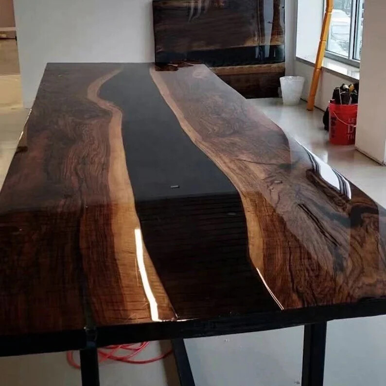 72" x 36" Wooden Epoxy Resin Table Top Handmade Furniture | eBay