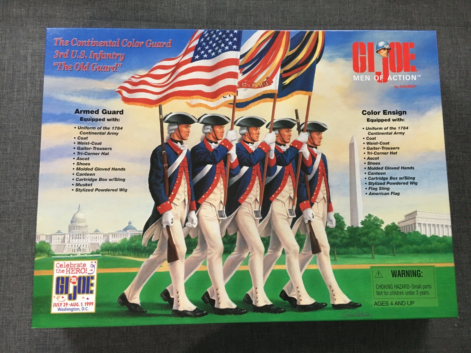 GI JOE 1999 Convention Exclusive Continental Color Guard US Infantry ...
