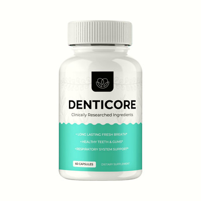 Denticore Dental Health Supplement - Oral Health Support - 60 Capsules ...