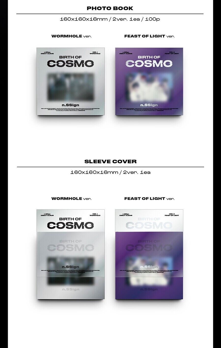 N.SSIGN [BIRTH OF COSMO] Debut Mini Album RANDOM/CD+Book+4 Card+Poster ...