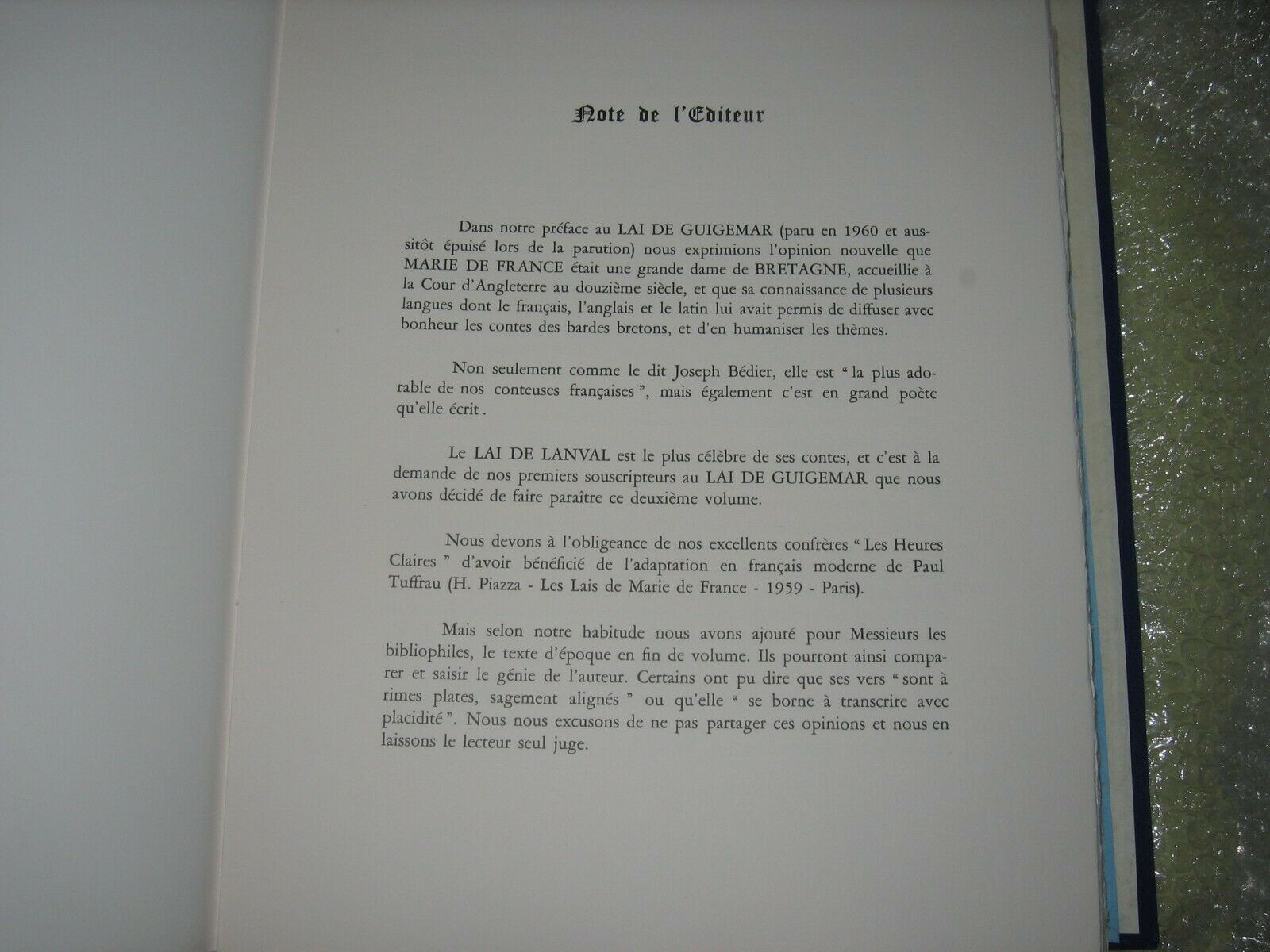 Le Lai de Lanval - Marie de France - Ed. SEFER ill. Lucy Boucher ...