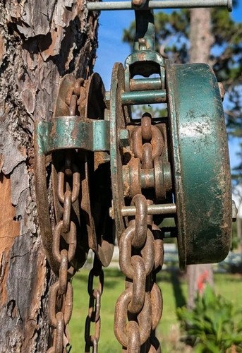 N.I.T. 1 Ton Nitto Chain Block Mfg. Japan Manual Chain Hoist | eBay