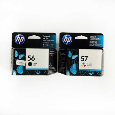 GENUINE HP 56 57 Ink Cartridge 2-Pack (C6656AN/C6657AN) - Brand New ...