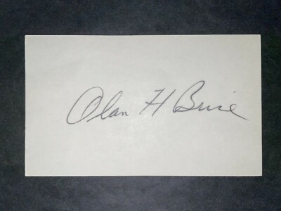 1961 WHITE SOX: Alan Brice, SIGNED 3x5 (JS), D.2016 | eBay