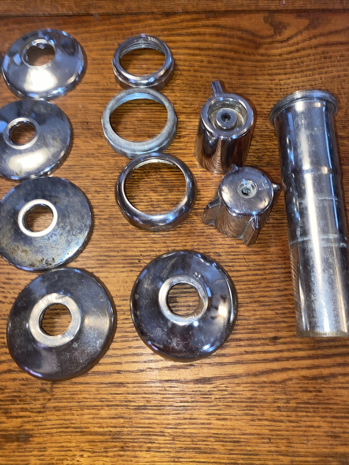 Solid Brass Crafting LOT Vintage Pipe Fittings Elbows Valves misc ...