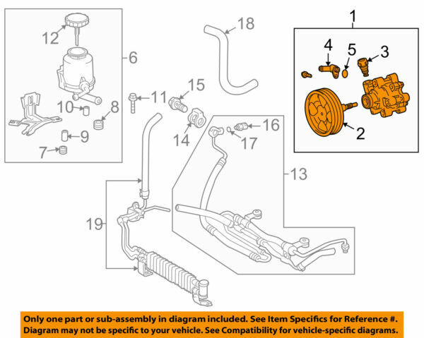 44310-60490 Toyota Pump assy, vane 4431060490, New Genuine OEM Part | eBay