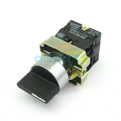 XB2BD53C 2 N/O 3 Positions Spring Return Selector Switch 22mm Mount ...