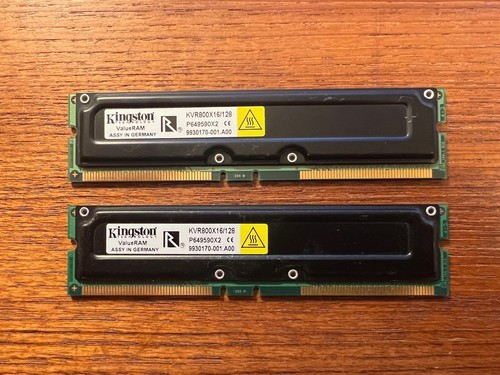 Lot of 2 (2 x 128MB = 256MB) Kingston RAM 128MB KVR800X16/128 PC800 | eBay