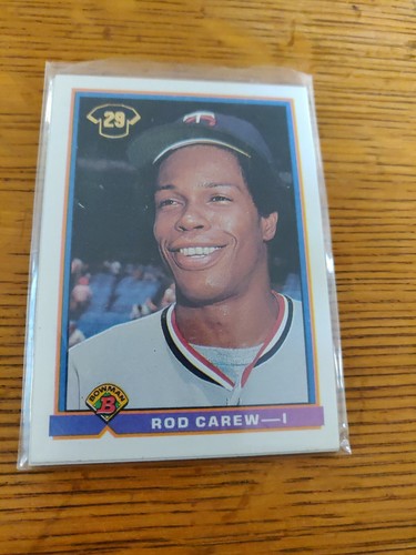 1991 Bowman Rod Carew Career Highlights Set Cards 1 - 5 Minnesota Twins ...