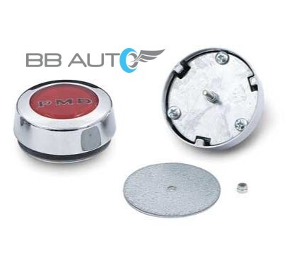 Set of 4 67-72 Pontiac Red PMD Rally Wheel II Center Caps Firebird ...