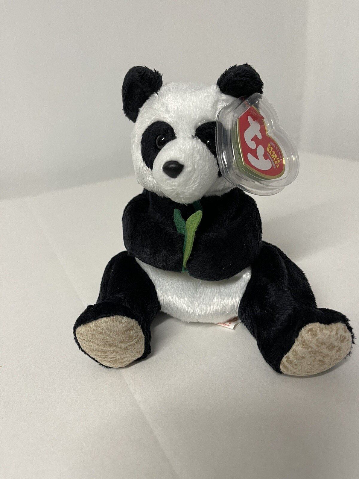 TY BEANIE BABY * LI MEI * BLACK & WHITE GIANT PANDA BEAR - WWF ...