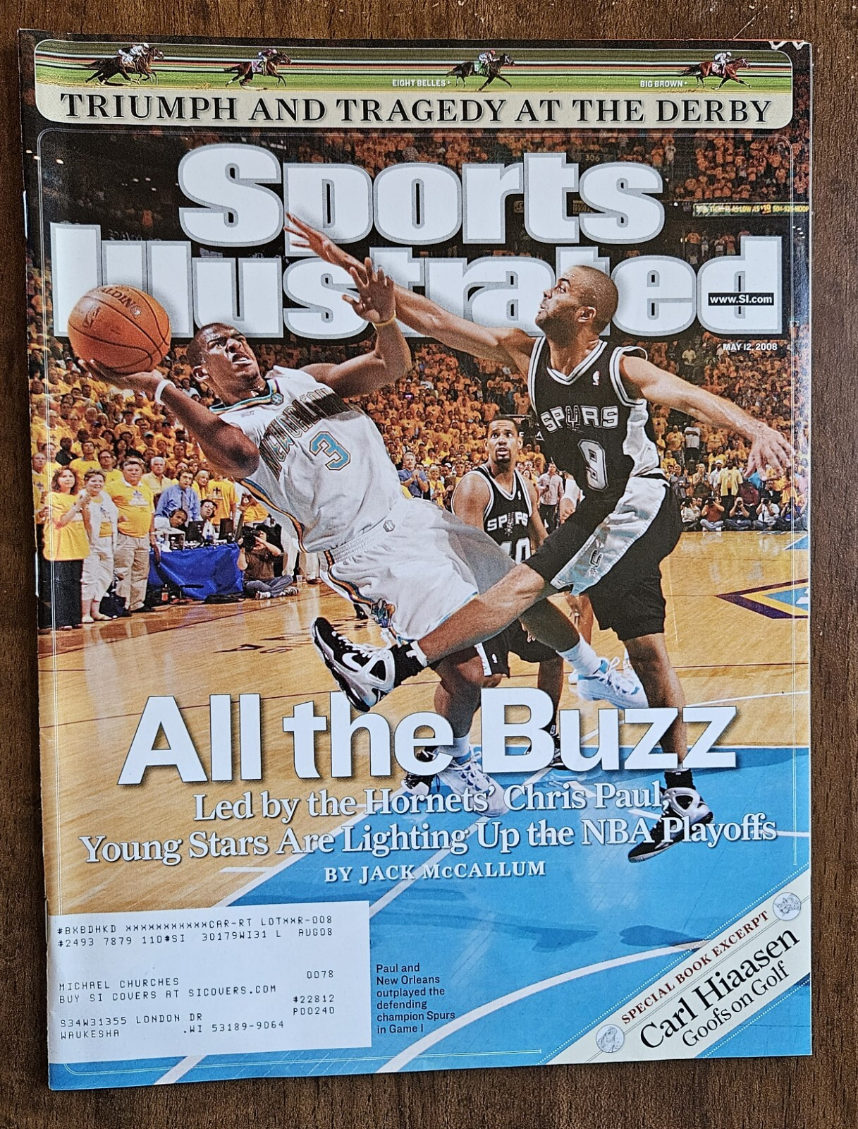 Sports Illustrated 5/12/2008 Chris Paul New Orleans Hornets | eBay