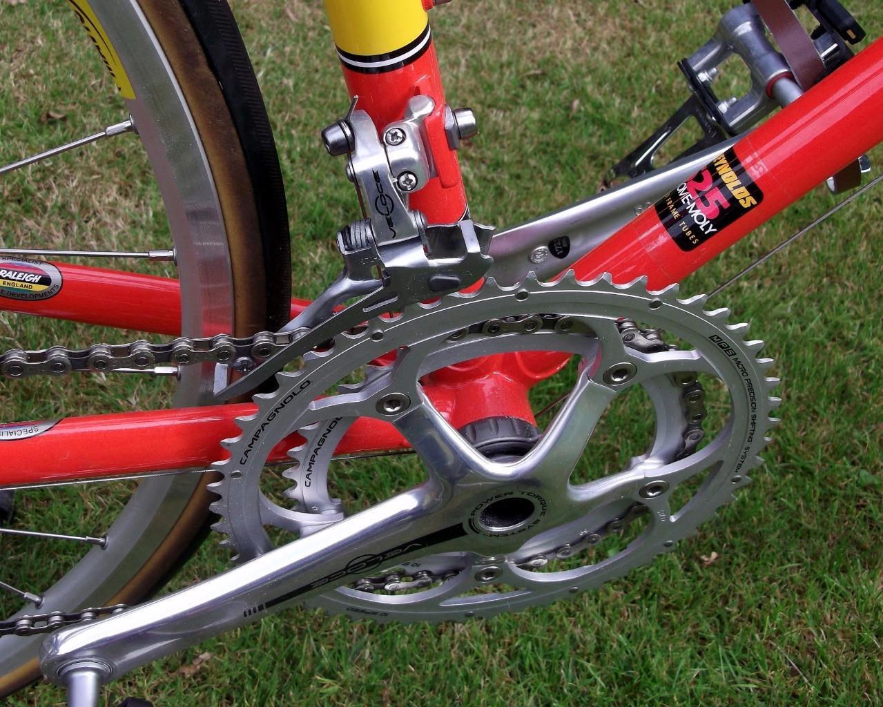 RALEIGH 51cm TI TEAM REPLICA ROAD BIKE,REYNOLDS 525 CrMo SET,20-SPEED ...