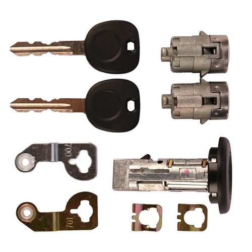 Ignition Switch & Door Lock Cylinder SAME KEYS MATCHED For Chevy 707835 ...