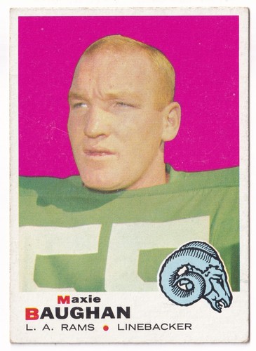 1969 Topps #169 Maxie Baughan Los Angeles Rams | eBay