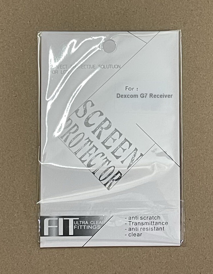 2x Flexible Tempered Glass Screen protector For Dexcom G7 Receiver ...