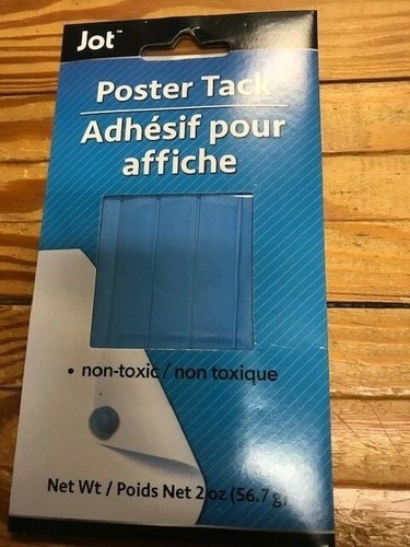 POSTER TACK MOUNTING PUDDY for Posters Pictures Removable Reusable 2 oz ...