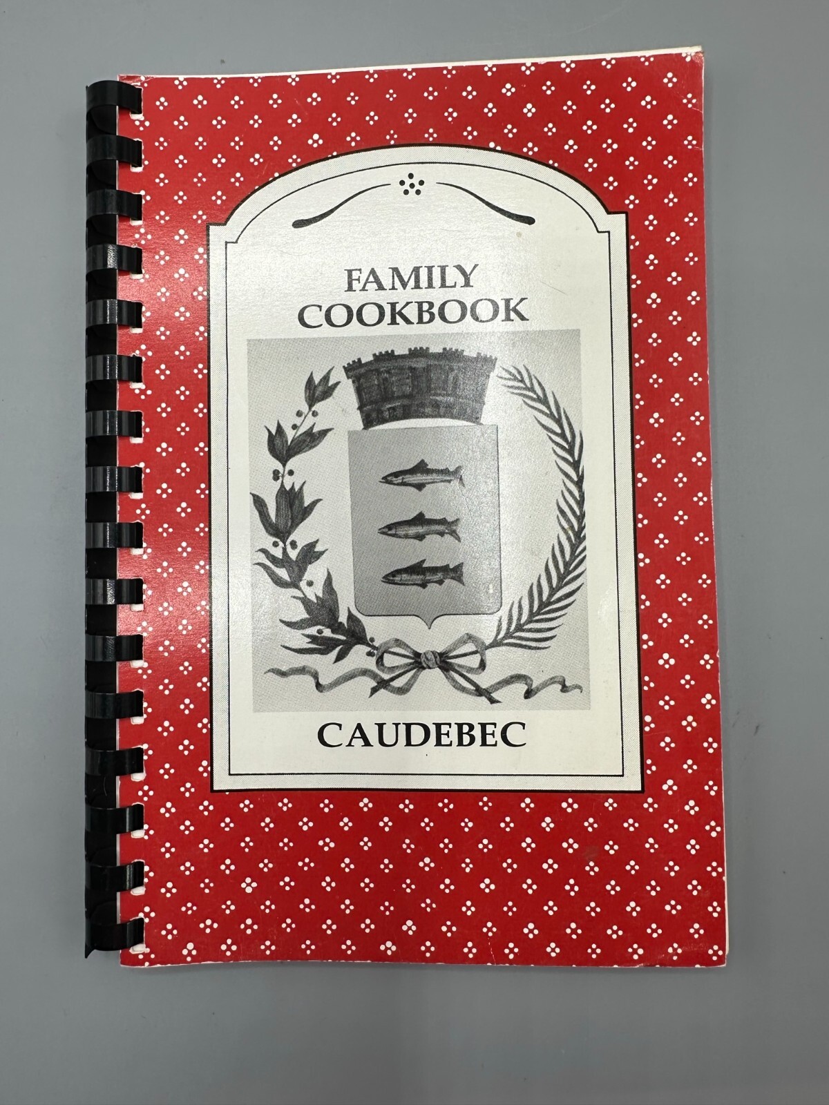 Vintage 1995 Family Cookbook Caudebec Genealogy Family History Recipes ...