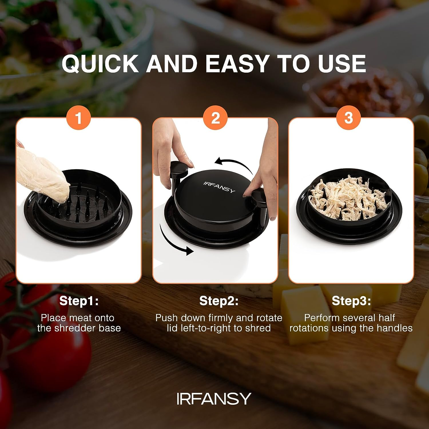 Ultimate Chicken Shredder Tool, Meat Shredder Twist Tool, Shredding ...