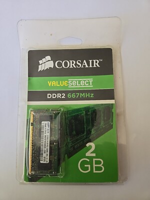 Corsair 2 GB SO-DIMM 800 MHz DDR2 Memory (VS2GSDS667D2G) OLD Stock ...
