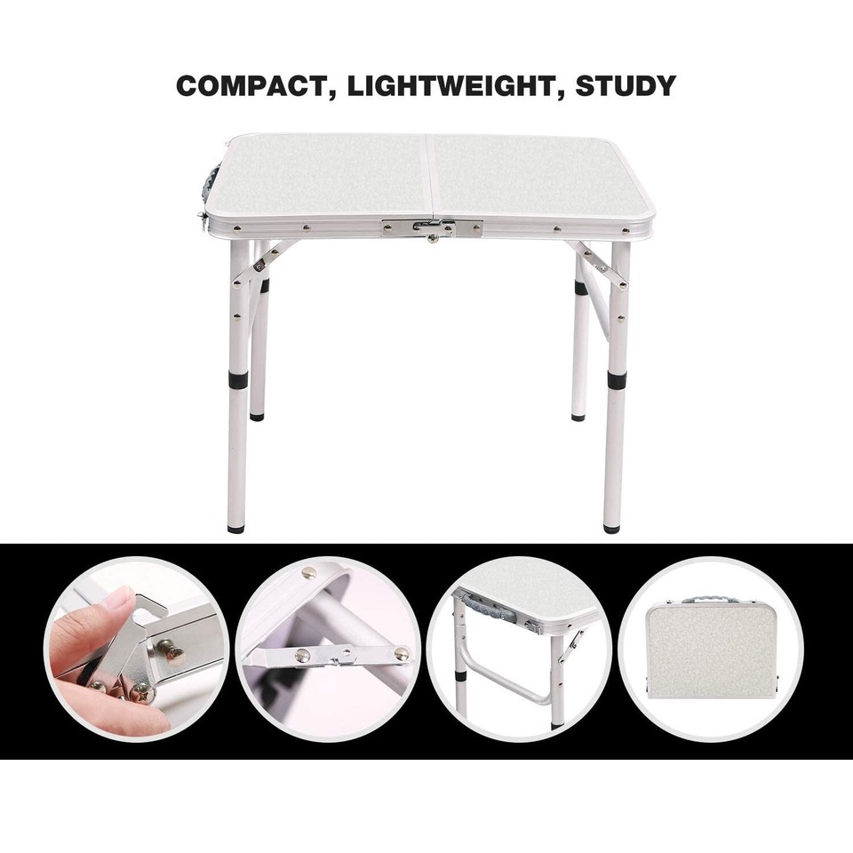 RedSwing Small Folding Table Portable 2 Feet, Small Foldable Table ...