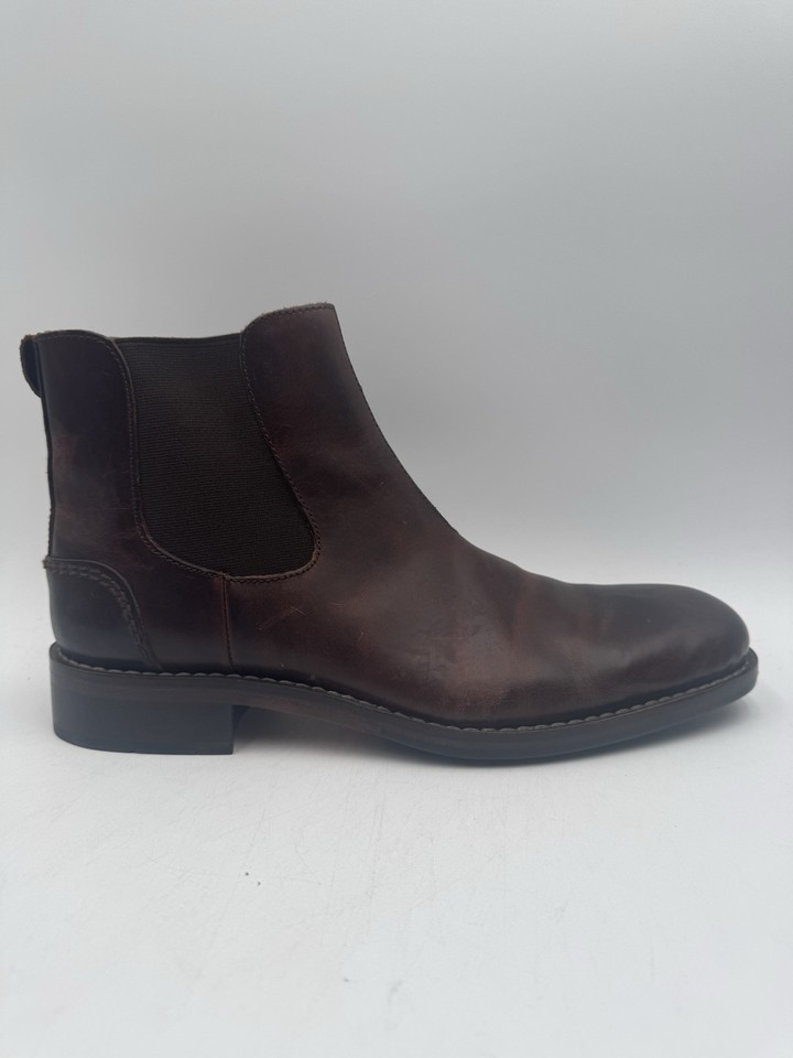 LIGHTLY USED Wolverine MONTAGUE Men's Chelsea Work Boot Brown US Size 9 ...