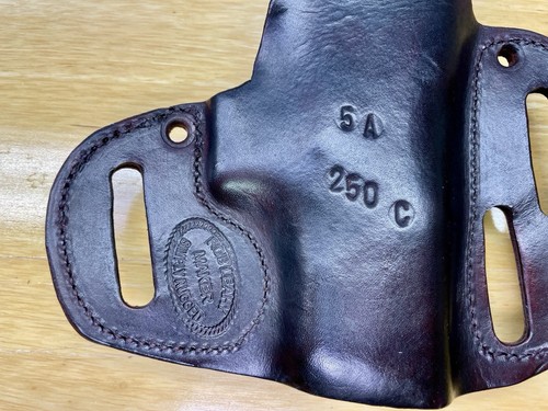 Rob Leahy SIMPLY RUGGED Oxblood Leather OWB Holster For Sig P250 Or ...