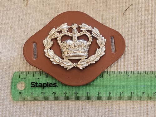 WWII British Canadian Warrant Officer Cap Badge Insignia Pin L@@K!!! a ...