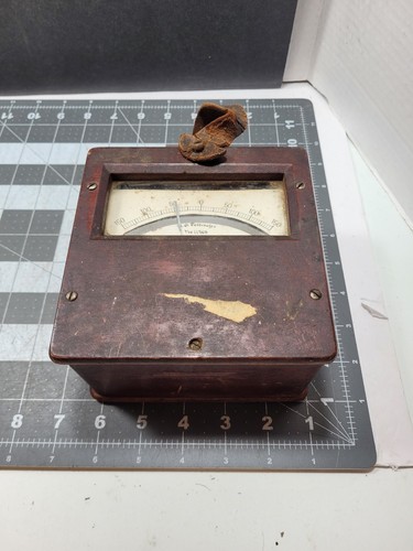 Antique James Biddle Voltmeter Meter Steampunk USA | eBay