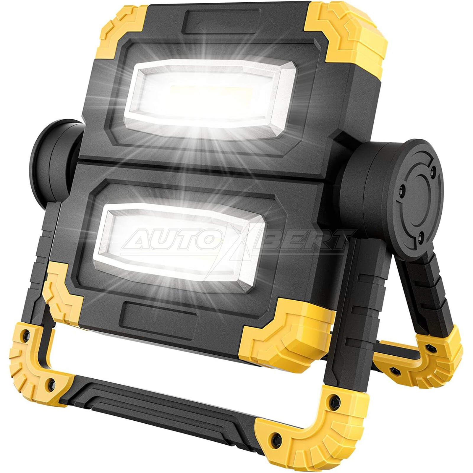 LED Work Light Rechargeable 2000LM Portable Folding Magnetic COB LED ...