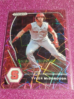 2021 Panini Prizm Draft Picks #PDP75 Tyler McDonough Pink Velocity ...