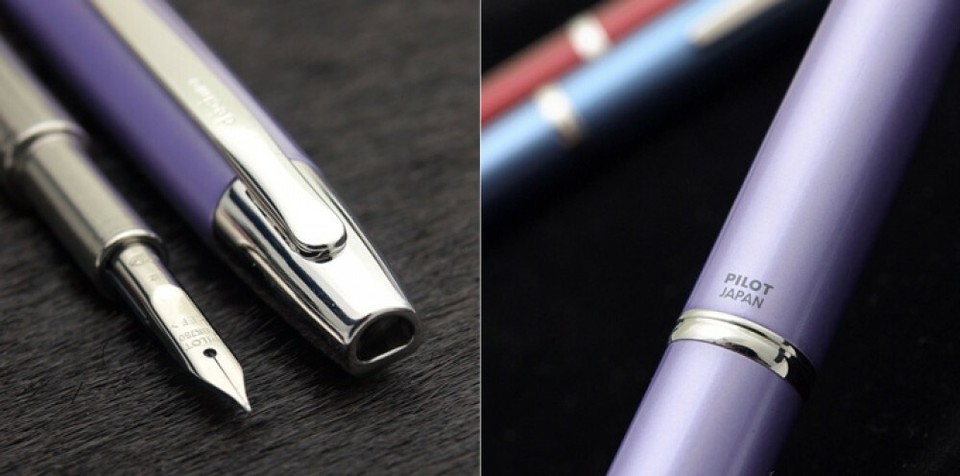 Pilot Namiki CAPLESS DECIMO Fountain Pen Violet Medium Nib FCT-15SR-V-M ...