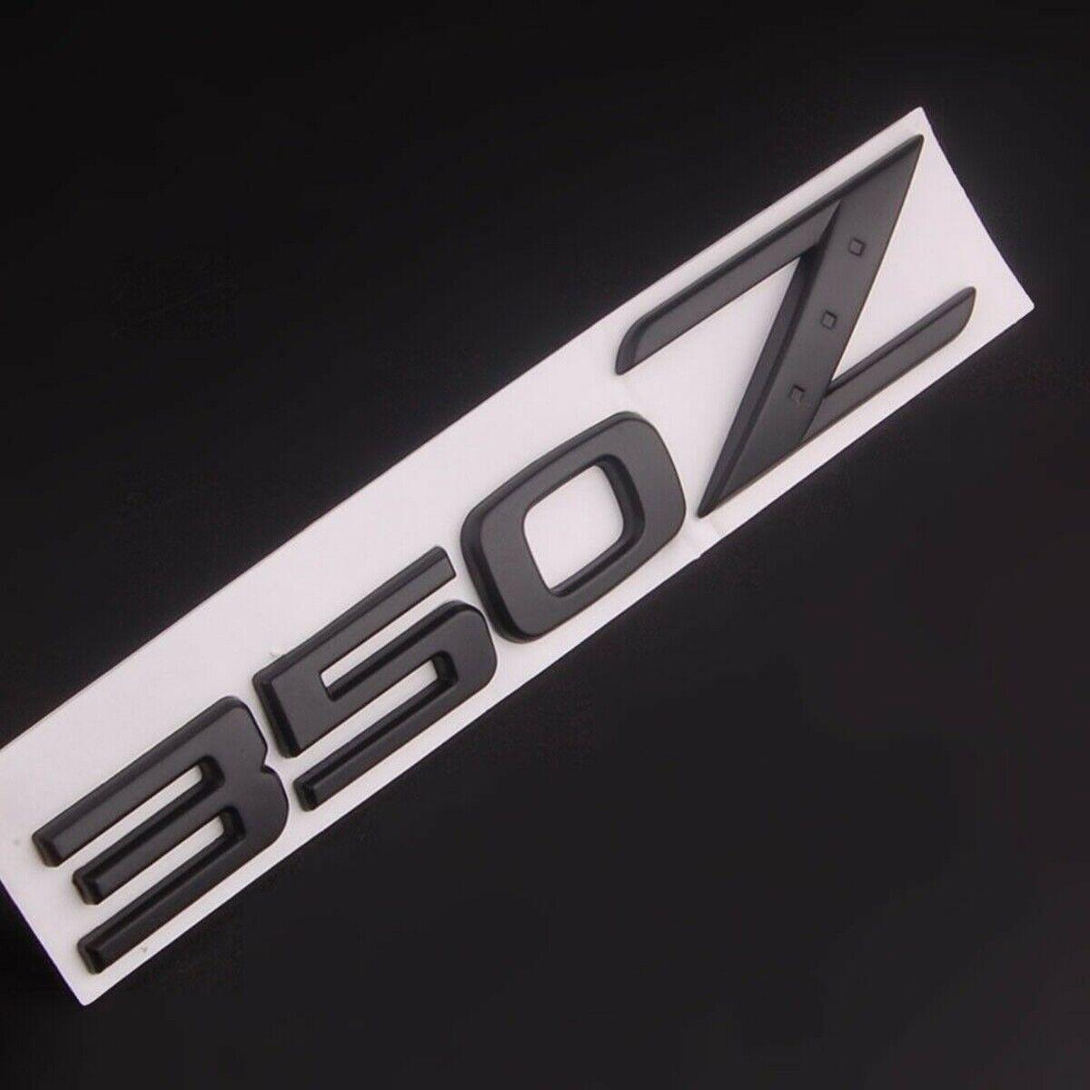 Nissan 350Z 370Z Trunk Logo Decal Black Metal 3D Letters Fairlady Z ...