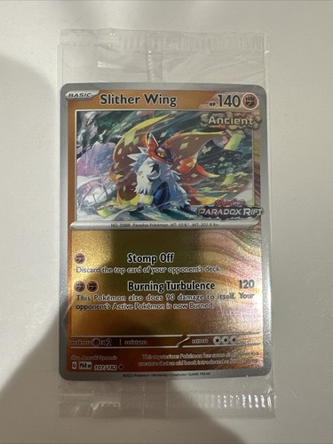 Slither Wing 107/182 Paradox Rift Stamped | Best Buy Promo Pokemon Card ...